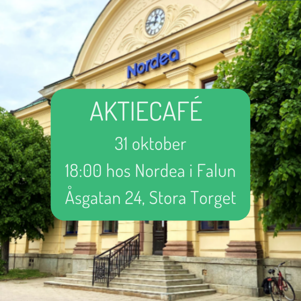 Aktiecafè hos Nordea i Falun! - Unga Aktiesparare