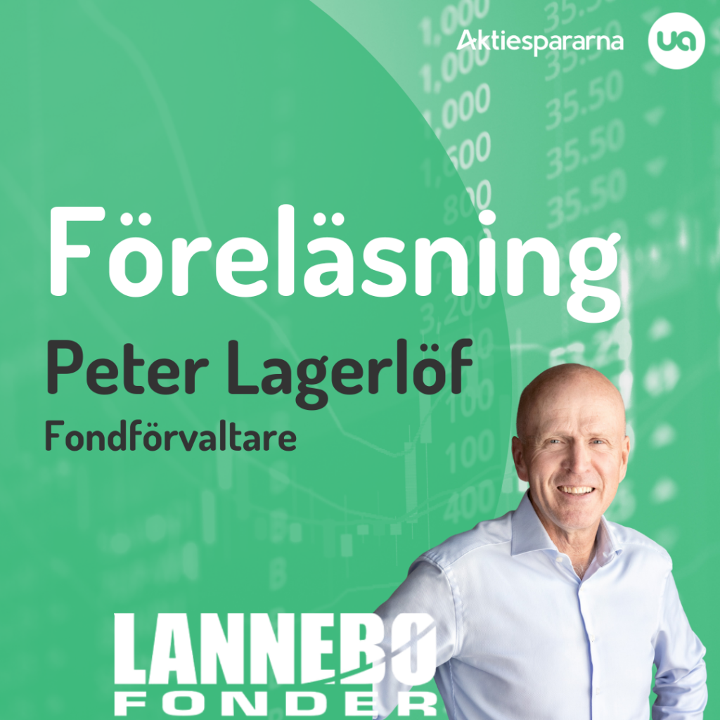 Fondförvaltare Peter Lagerlöf från Lannebo Fonder Gästar Eskilstuna! 📈💼 ...